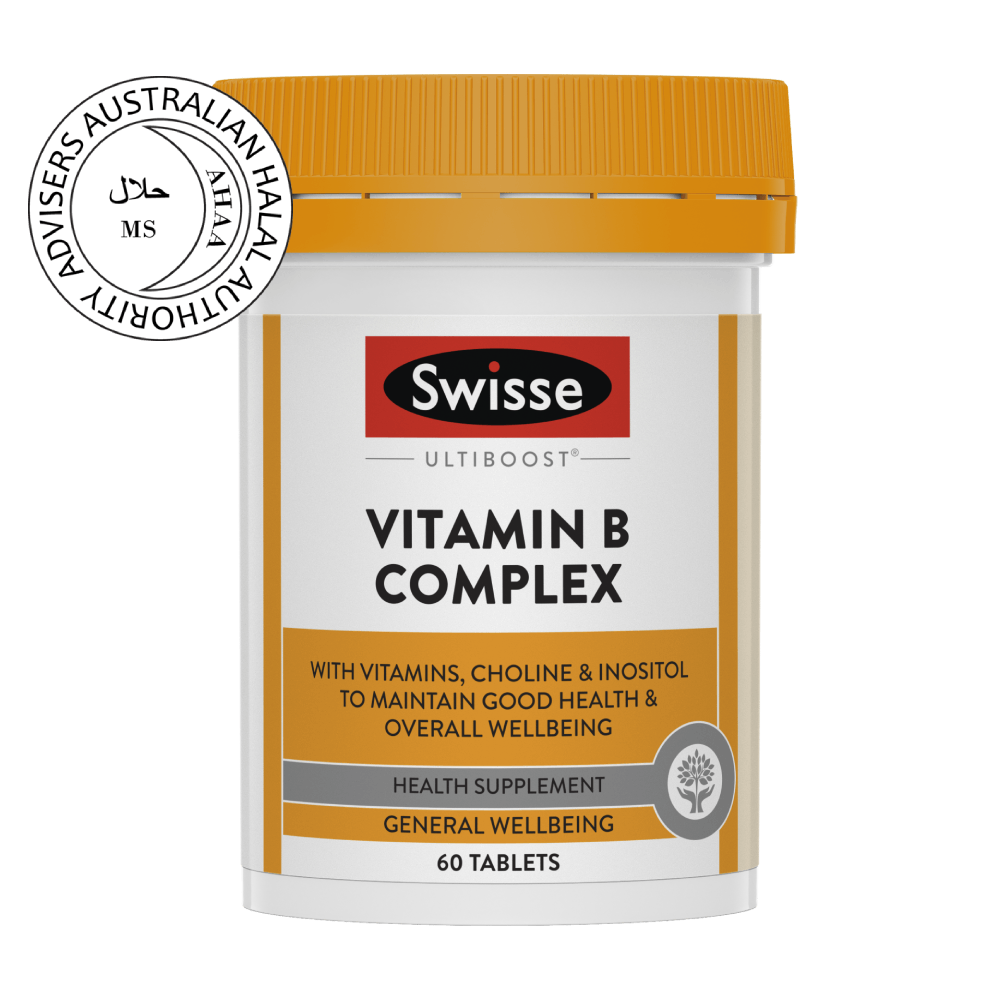 Swisse Ultiboost Vitamin B Complex 60 Tabs – Swisse Malaysia